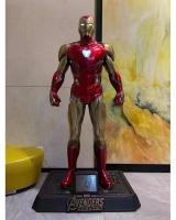 China Custom Super Hero Fiberglass Iron Man Sculpture Marvel Figure Resin Iron Man MK50 Large Sculptures for Sale for sale