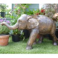 China Outdoor Garden Large Metal Animal Art Statue Bronze Elephant Sculpture For Sale for sale