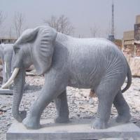 China Outdoor Garden Decoration Life Size Garden Marble Lion Statue Stone Animal Marble Elephant Sculpture For Sale for sale
