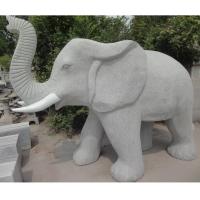 China Customizable Traditional Design Style Marble Elephant Sculpture for Garden Decoration for sale