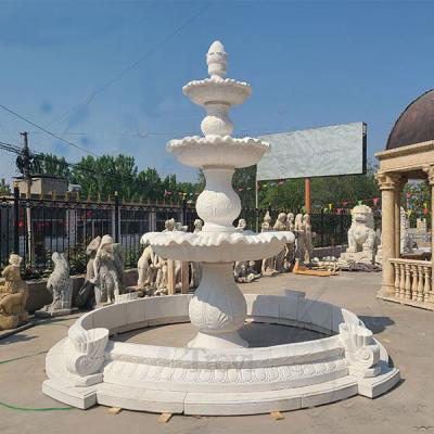 China popular factory handmade high quality simple design granite fountain sculpture fountain for outdoor garden decor for sale