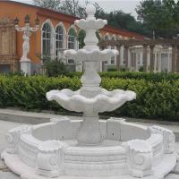 China Custom Stone Outdoor Garden Product Decorative Antique French Countryside Limestone Fountain Marble Garden Fountains For Sale for sale