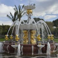 China Outdoor Marble Sculpture Water Fountain for Customized Villa Decoration in Western Style for sale