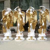 China France Natural Quatre Saison Marble Four Seasons Statues for Stone Carving Goddess for sale