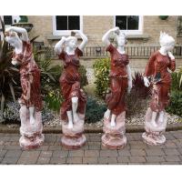 China France Natural Quatre Saison Marble Four Seasons Statues for Stone Carving Goddess for sale