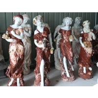 China France Natural Quatre Saison Marble Four Seasons Statues for Stone Carving Goddess for sale