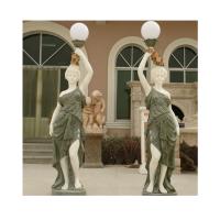 China Custom Life Size Handmade Ancient Greek Marble Statue Stone Carve Garden Sculptures White Buudha Statue for sale