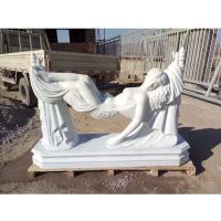 China Custom Life Size Handmade Ancient Greek Marble Statue Stone Carve Garden Sculptures White Buudha Statue for sale