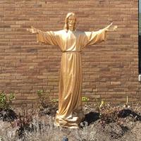 China Custom High Quality Catholic Religious Christ Sculpture Life Size Bronze Jesus Statue For Church for sale