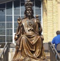 China Factory Hand Made Life Size Bronze Brass Jesus Statue Custom Religious Statues For Church for sale