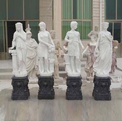 China Traditional Design Style Four Seasons Goddess Statues for Custom Outdoor Garden Decoration for sale