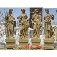 China High Quality Hand Carved Custom Garden white life size marble four seasons beauty statue colorful statue of the four seasons God for sale