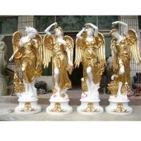 China Factory wholesale Famous Design Hand Carved Mixed White Marble Stone Statue Four Season Gods Sculpture For Sale for sale