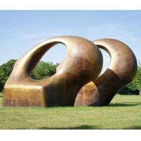 China Customized Modern Garden Decor Bronze Abstract Metal Sculpture for Europe Market for sale