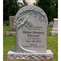 China Handmade Carving Tombstone Upright Headstone Black Granite American Style Tombstone and Monument For Sale for sale