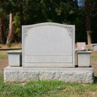 China Handmade Carving Tombstone Upright Headstone Black Granite American Style Tombstone and Monument For Sale for sale