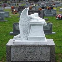China Handmade Carving Tombstone Upright Headstone Black Granite American Style Tombstone and Monument For Sale for sale