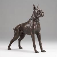 China Engraving Bronze Greyhound Dog Statue for Garden Decoration in Europe Competition for sale