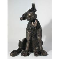 China Engraving Bronze Greyhound Dog Statue for Garden Decoration in Europe Competition for sale