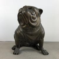 China Model Life Size Great Greyhound Dane Sculpture Cast Bronze Dog Bronze Great Dane Statue for sale
