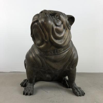 China Model Life Size Great Greyhound Dane Sculpture Cast Bronze Dog Bronze Great Dane Statue for sale