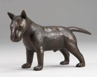 China Model Life Size Great Greyhound Dane Sculpture Cast Bronze Dog Bronze Great Dane Statue for sale