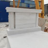 China Custom Simple Designs Natural Stone Tombstone Headstone Cemetery Memorial Gravestone Granit Monumente For Sale for sale