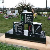 China Factory High Quality Black Tombstone and Monument Cemetery Wholesalers Granite Graves For Sale, Headstone Black Granite For Sale for sale
