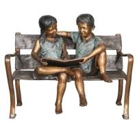 China Good Price Outdoor Garden Decoration Copper Brass Cute Girl Statue Bronze Girl Statue For Sale for sale
