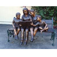China Bronze Woman With Children Kids Statue for Garden Park Decoration Casting Technical for sale
