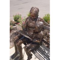 China Bronze Woman With Children Kids Statue for Garden Park Decoration Casting Technical for sale