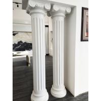 China Custom Life Size Egyptian cream marble stone decoration roman pillar mold for sale for sale