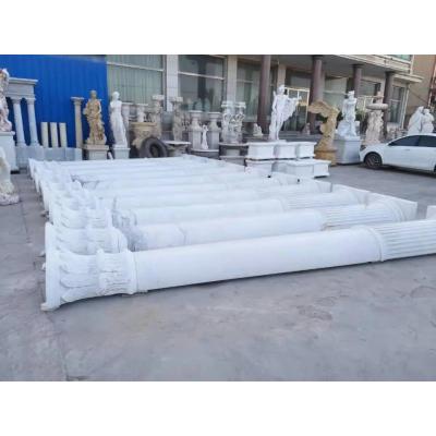 China Custom All Size Marble Sculpture for Classical Building Facade Stone Roman Column for sale