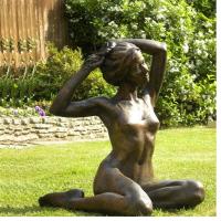 China High Quality Life Size Sexy Naked Girl Sculpture Bronze Nude Woman Statue For Sale for sale
