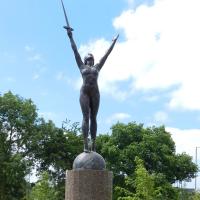 China High Quality Life Size Sexy Naked Girl Sculpture Bronze Nude Woman Statue For Sale for sale