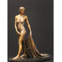 China Outdoor Life Size Hand Made Metal Woman Figure Art Sculpture Bronze Sexy Girl Statue For Sale for sale