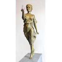 China Professional supply life size bronze nude woman and man statue For Home Decor for sale
