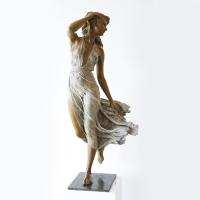 China Professional supply life size bronze nude woman and man statue For Home Decor for sale