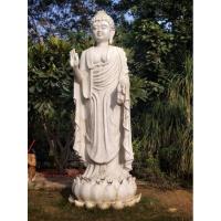 China Large Laughing Buddha Statue Outdoor Decoration Marble Buddha Statue For Sale for sale