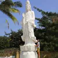 China Large Laughing Buddha Statue Outdoor Decoration Marble Buddha Statue For Sale for sale