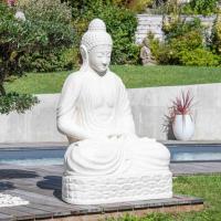 China Custom Outdoor Hand Carved Garden Life Size Buddha India Marble Lord Shiva Statue Marble Statue Of Shiva for sale