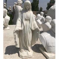 China City Square Outdoor Garden Decor Traditional Design Gentle Sculpture of Maria Statue for sale