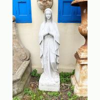 China City Square Outdoor Garden Decor Traditional Design Gentle Sculpture of Maria Statue for sale