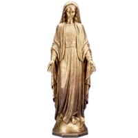 China Factory wholesale price church decorative life size brass mary statue gold bronze virgin mary statue for cheap sale for sale