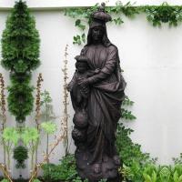 China Factory wholesale price church decorative life size brass mary statue gold bronze virgin mary statue for cheap sale for sale