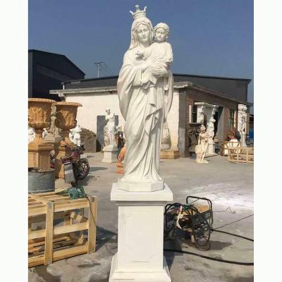 China Church Decoration Hand Carved Marble/Granite Custom Outdoor Religious Figure Statues for sale