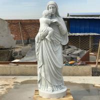China Church Decoration Hand Carved Marble/Granite Custom Outdoor Religious Figure Statues for sale