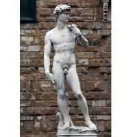 China Custom Life Size Marble Statues Nude Male David Statue for Outdoor Garden Decoration for sale