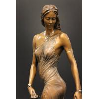 China Life Size Naked Woman Modern Garden Decoration Metal Bronze Sculpture Art Casting Craft for sale