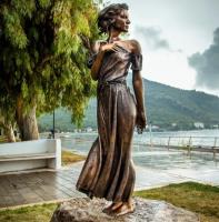 China Life Size Naked Woman Modern Garden Decoration Metal Bronze Sculpture Art Casting Craft for sale
